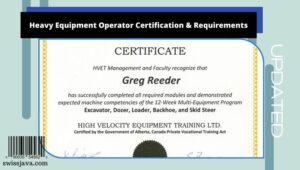 Heavy Equipment Operator Certification & Requirements 2023